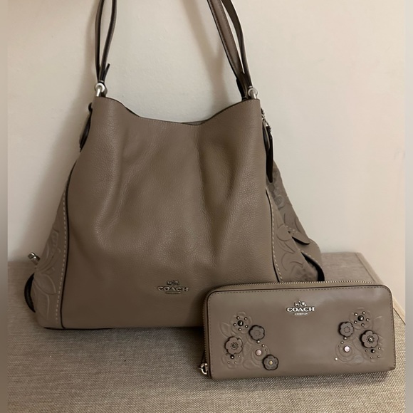 Coach | Bags | Coach Edie Shoulder Bag 3 With Tea Rose Tooling With ...